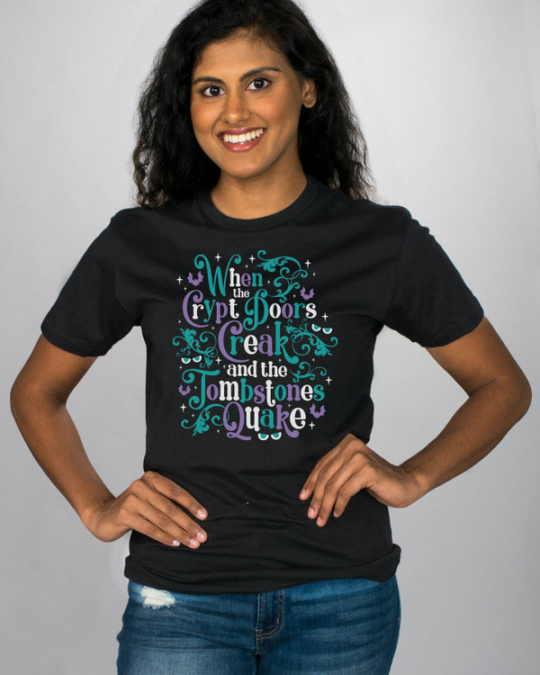 Crypt Doors Creak Shirt - Femfetti