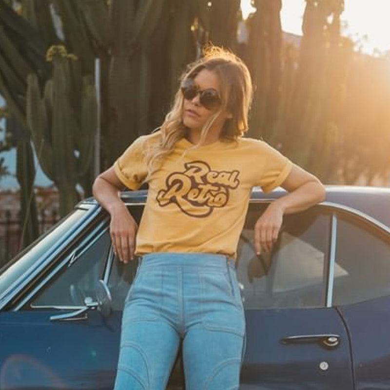 Real Retro Shirt - Trendy, Retro, Vintage, Fashion, Style - Femfetti