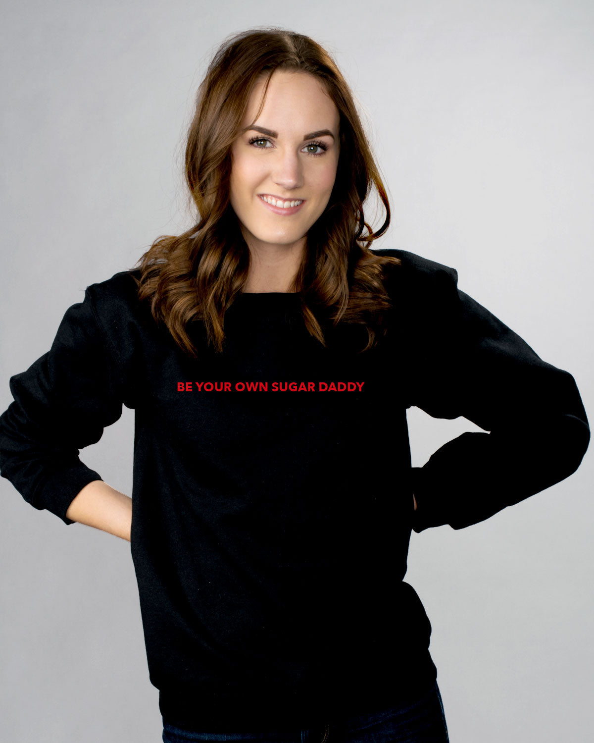 Sugar Daddy Sweatshirt - Trendy Graphic Crewneck Lounge Wear, Funny ...